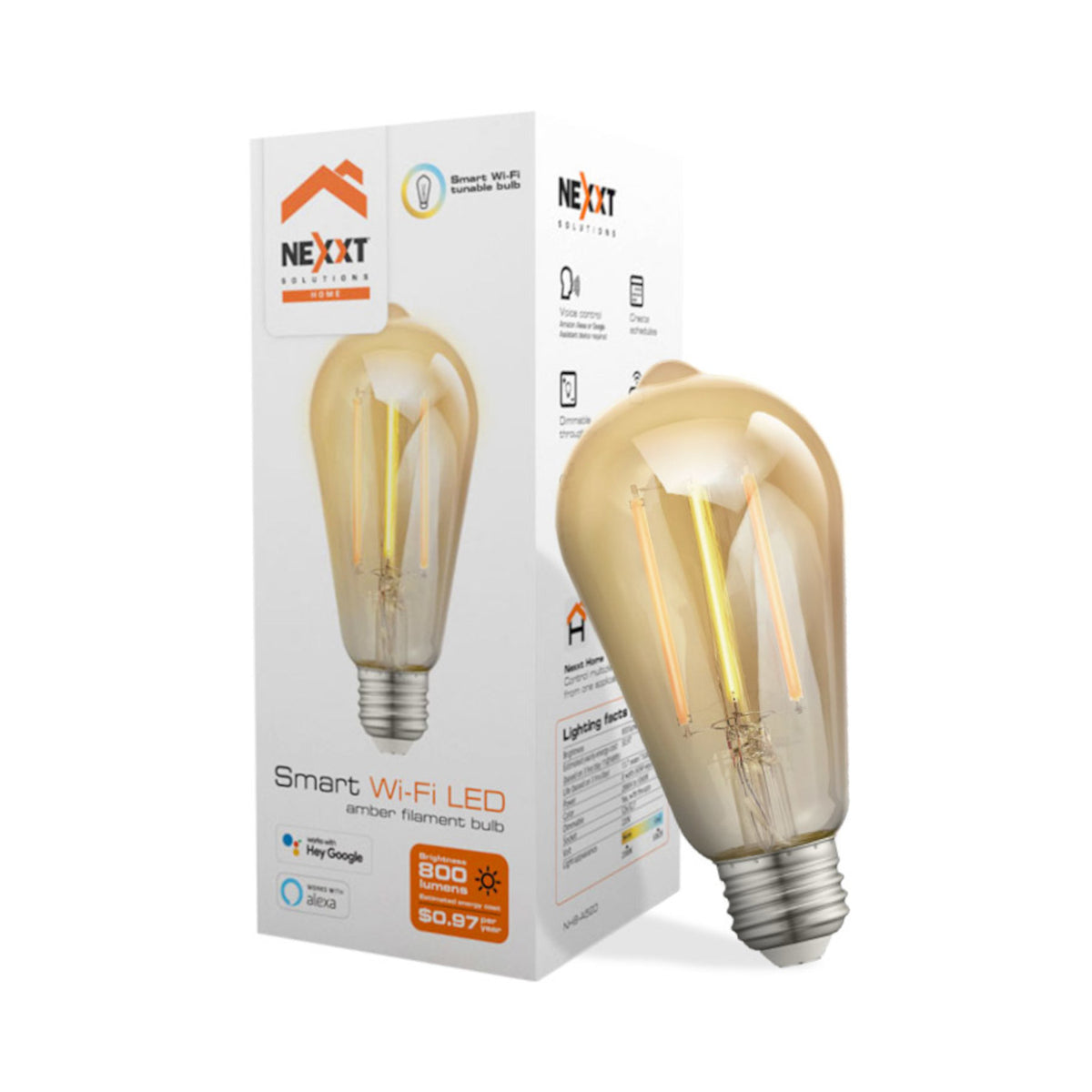 Smart Wi-Fi LED Amber Bulb 220V – Better Deals